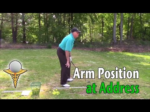 Arm Position at Address - Posture Tip | Swing Surgeon - Don Trahan Peak ...